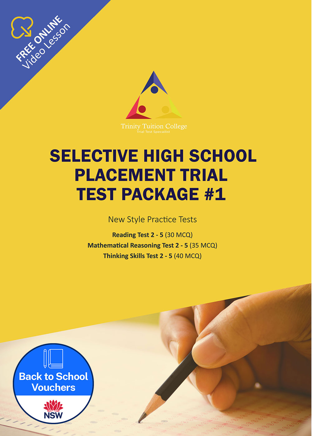 Selective Trial Test Package #1 - Trinity Tuition College