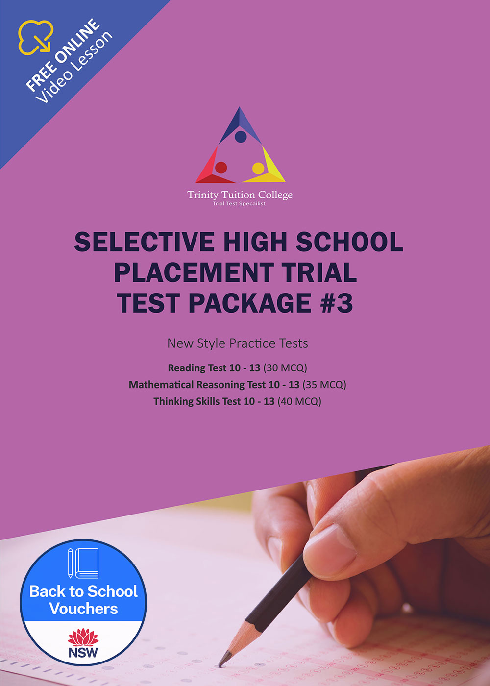 Selective Trial Test Package #3 - Trinity Tuition College